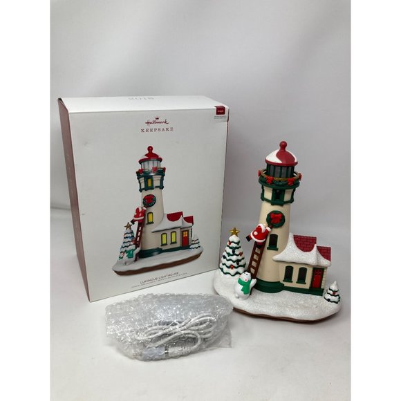 Hallmark | Holiday | Hallmark Keepsake 28 Luminous Lighthouse Tabletop ...